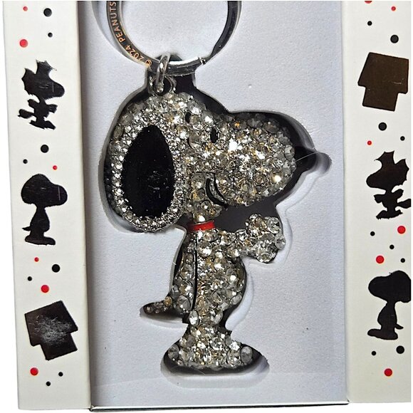 Peanuts | Accessories | Peanuts Snoopy Pave 3d Crystal Rhinestone ...
